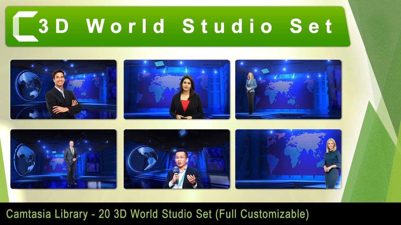3D World Studio Set - YouTube