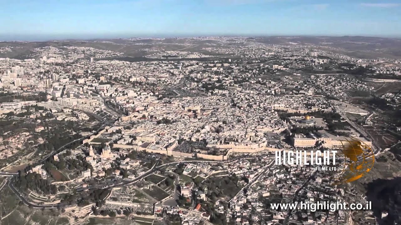 AJ_006E Israel Aerial Footage Library: Jerusalem Old City and Temple ...
