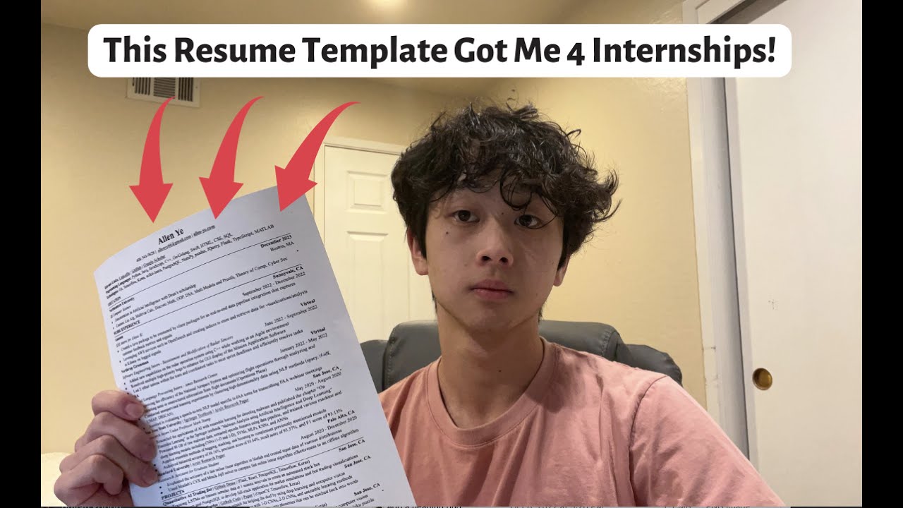Improve your SWE Resume And Pass Application Screenings - YouTube