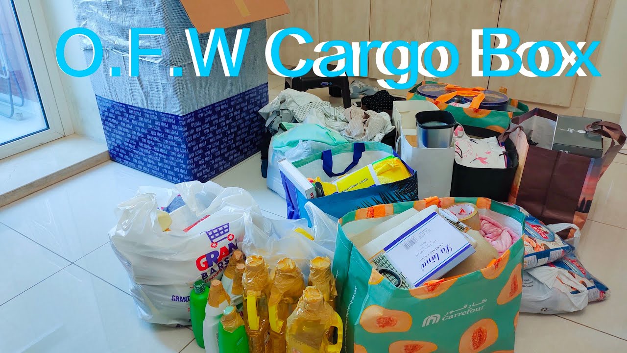 How we OFW collected everything and make package in very large cargo ...