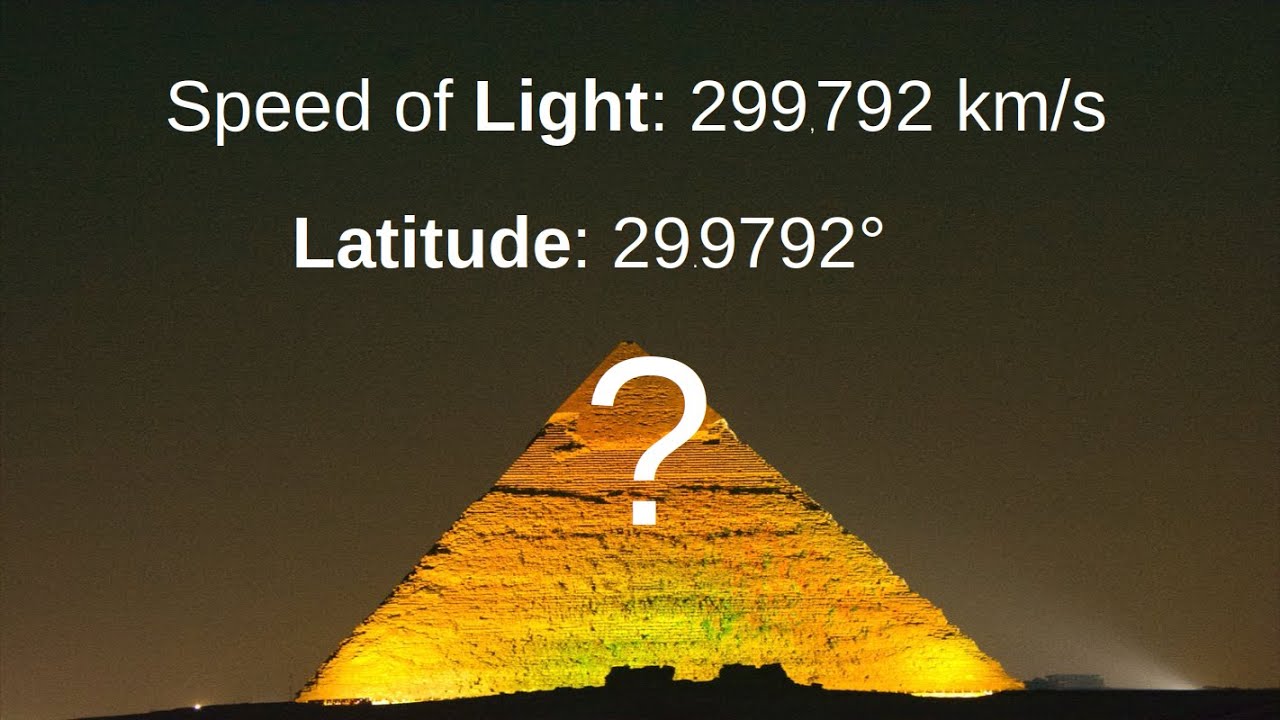 Is the Great Pyramid Built At the Speed of Light? - YouTube