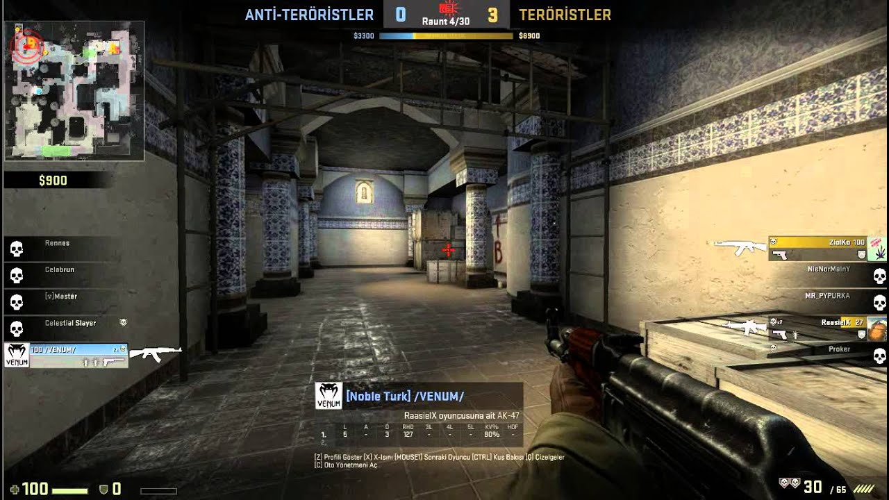 CS-GO [Noble Turk] /VENUM/ SSG 08 Show - YouTube