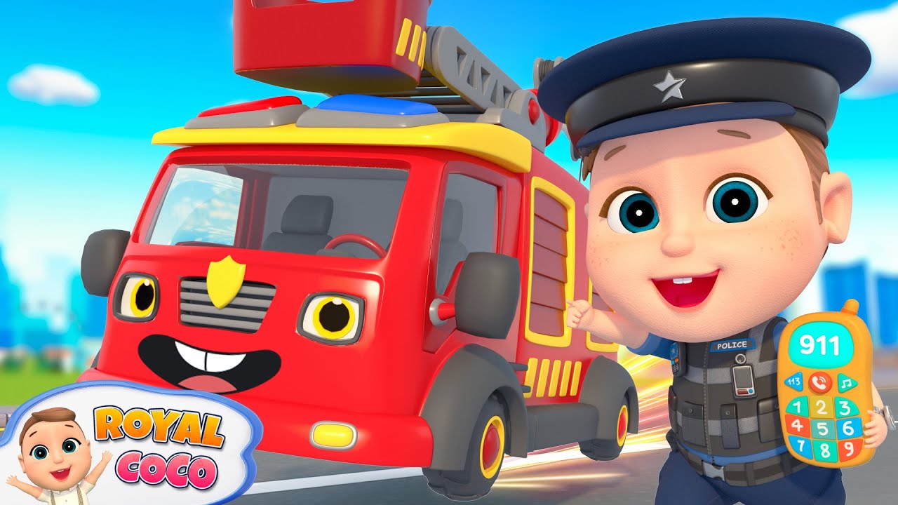 911 Song - Let Call When You Need Help | RoyalCoco Nursery Rhymes ...