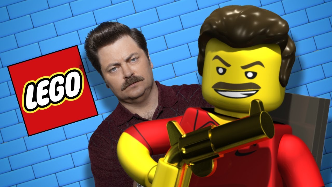 LEGO Ron Swanson - YouTube