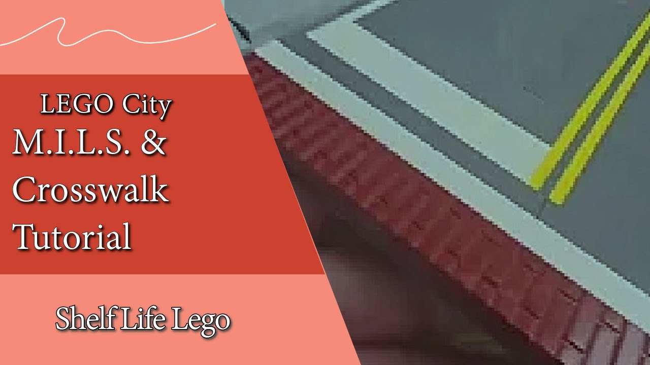 LEGO MILS Road & Crosswalk Tutorial - YouTube