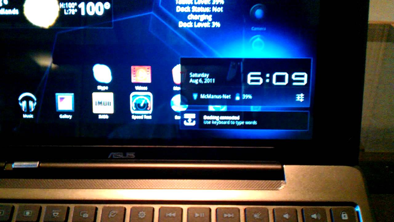 ASUS Transformer Keyboard Dock Full Review - YouTube