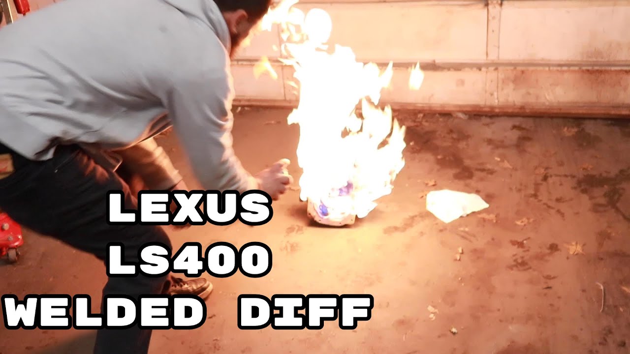 WELDING THE DIFF for the LEXUS LS400 - YouTube