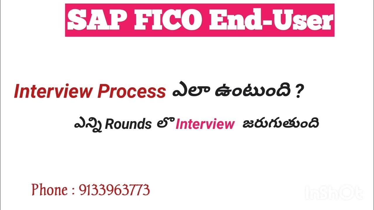 SAP FI End User Interview Process | RTR Process | P2P Process #sapfienduser - YouTube
