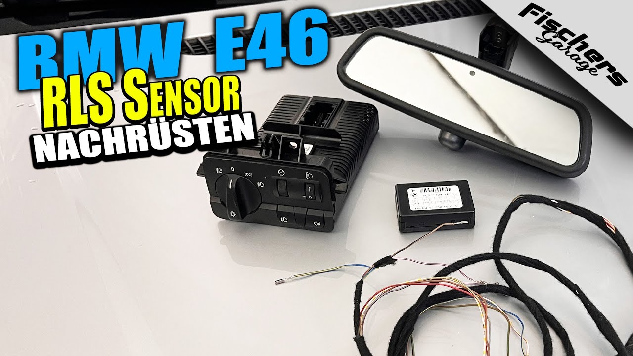 BMW E46 Regen Licht Sensor Nachrüsten - YouTube