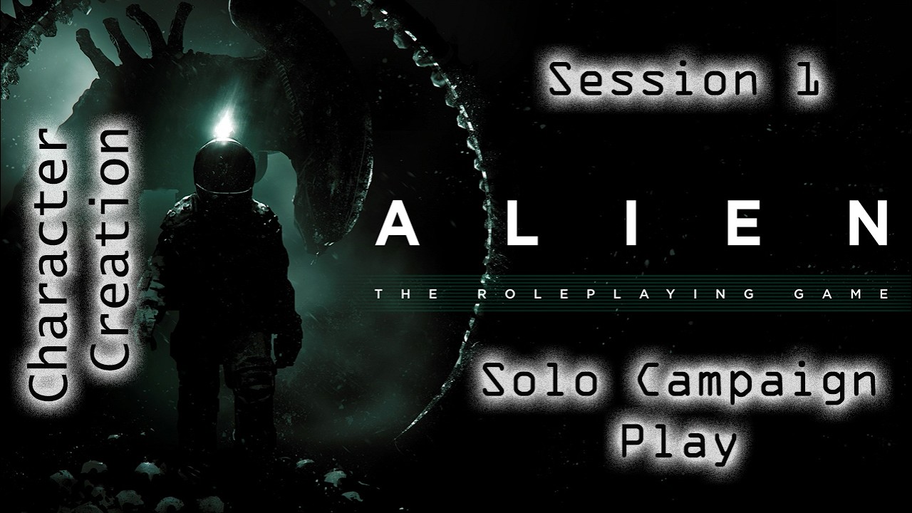 Alien RPG Free League - solo actual play campaign - Session 1 - YouTube