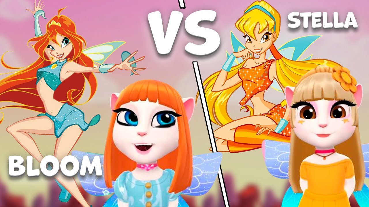 My Talking Angela 2 🤩🔥 / Bloom Vs Stellla 🤯💝 / New Year Update Gameplay ...