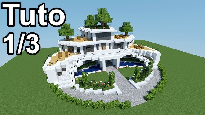 Maison Contemporaine Minecraft Plan | Ventana Blog
