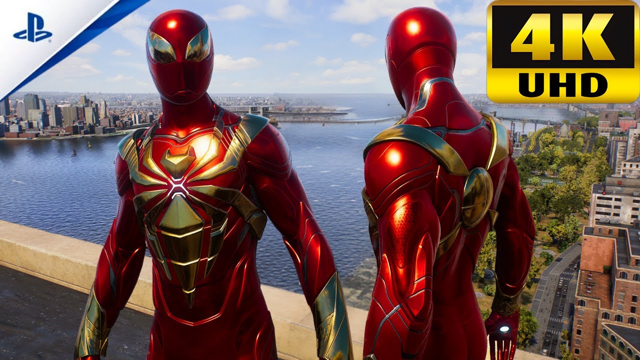(PS5) SPIDER MAN 2 | IRON SPIDER ARMOUR SUIT | Gameplay | 4K60FPS - YouTube