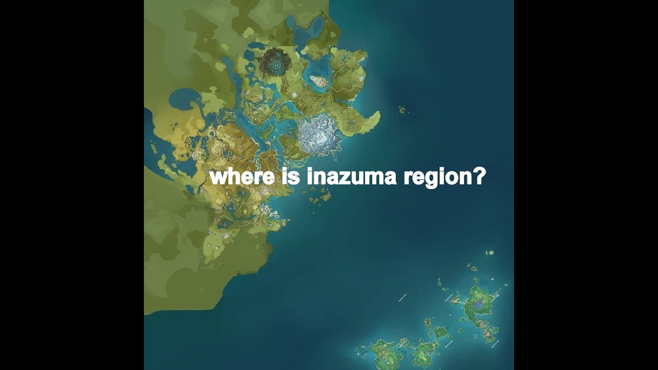Leaks Gensin impact | inazuma Map ? | leaks part 2 - YouTube