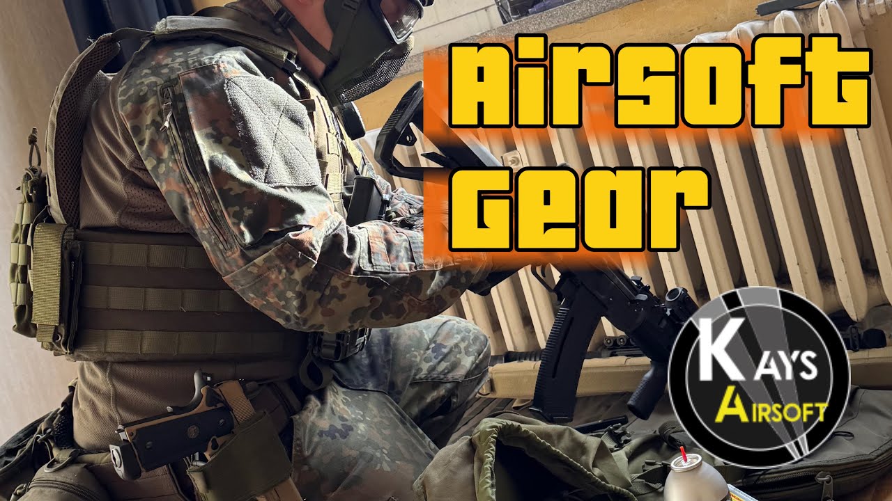 Meine Airsoft Ausrüstung / Meine Gear | 4K HDR - YouTube