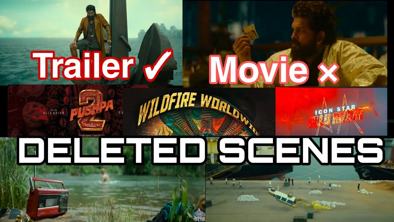#Pushpa2TheRule - Delete Scenes | Trailer | Movie | #aluarjun #video - YouTube