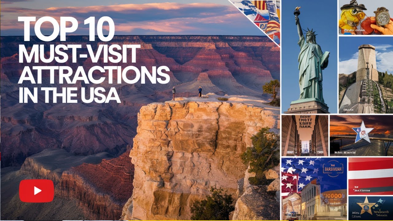 Must-Visit Top 10 Attractions in US America | Let's Explore The World # ...
