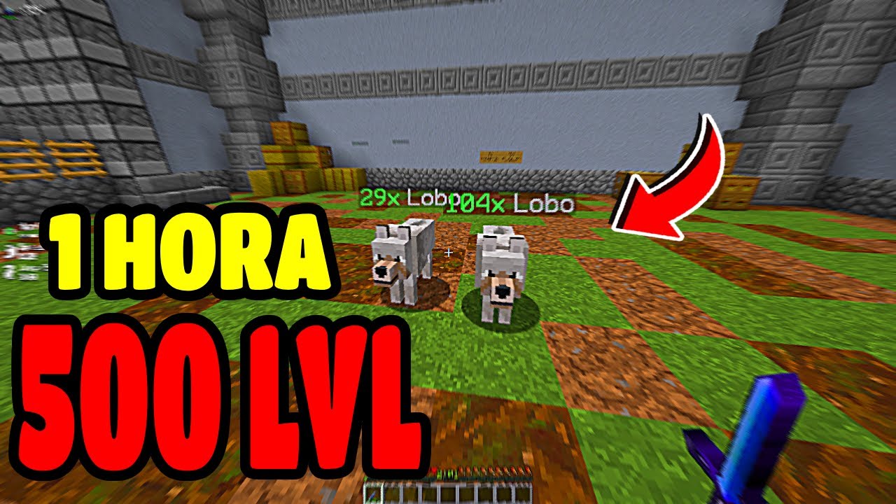 Minecraft: 500 LVL POR HORA - YouTube