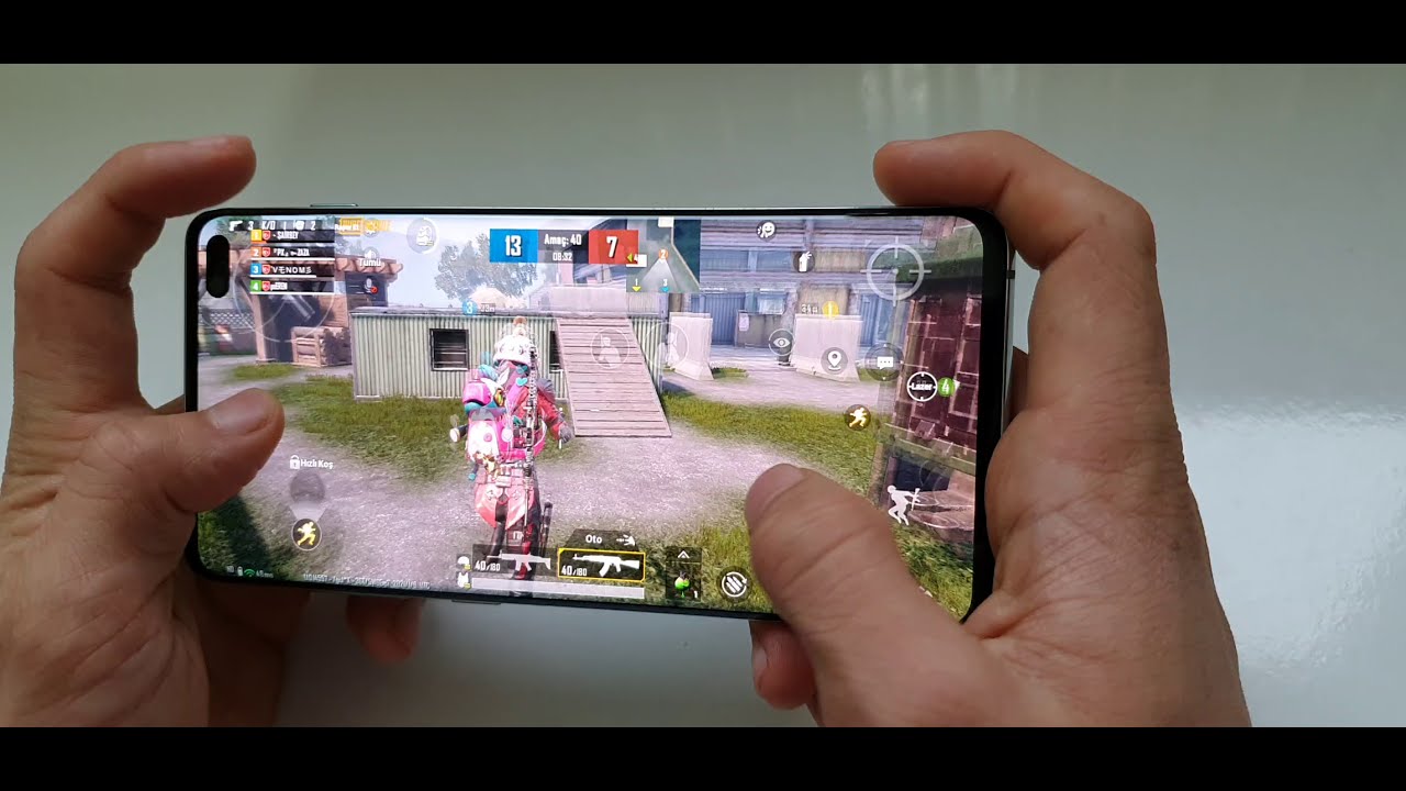 Samsung S10 plus config 90 fps!! 4 Finger!! pubg mobile game play test ...