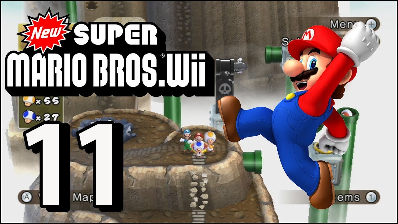 New Super Mario Bros. Wii - Part 11 (4 Player, 2018) - YouTube