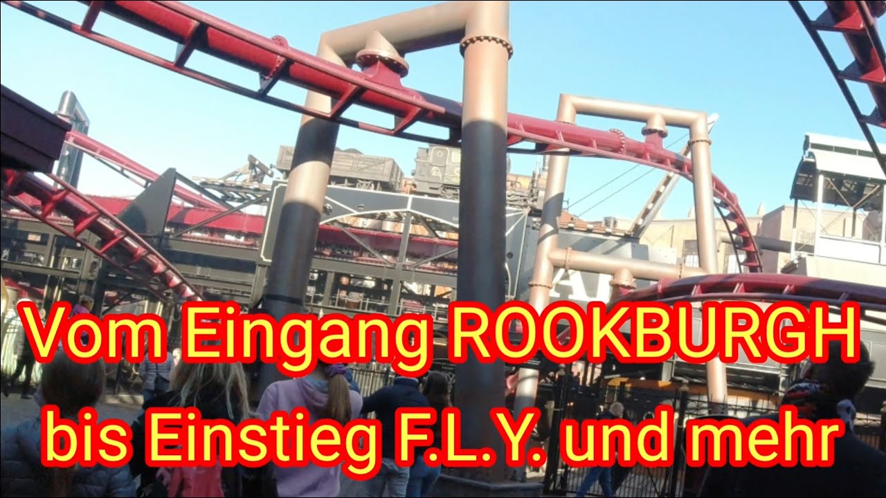 4K: vom Eingang ROOKBURGH bis Einstieg F.L.Y. & mehr - Phantasialand ...