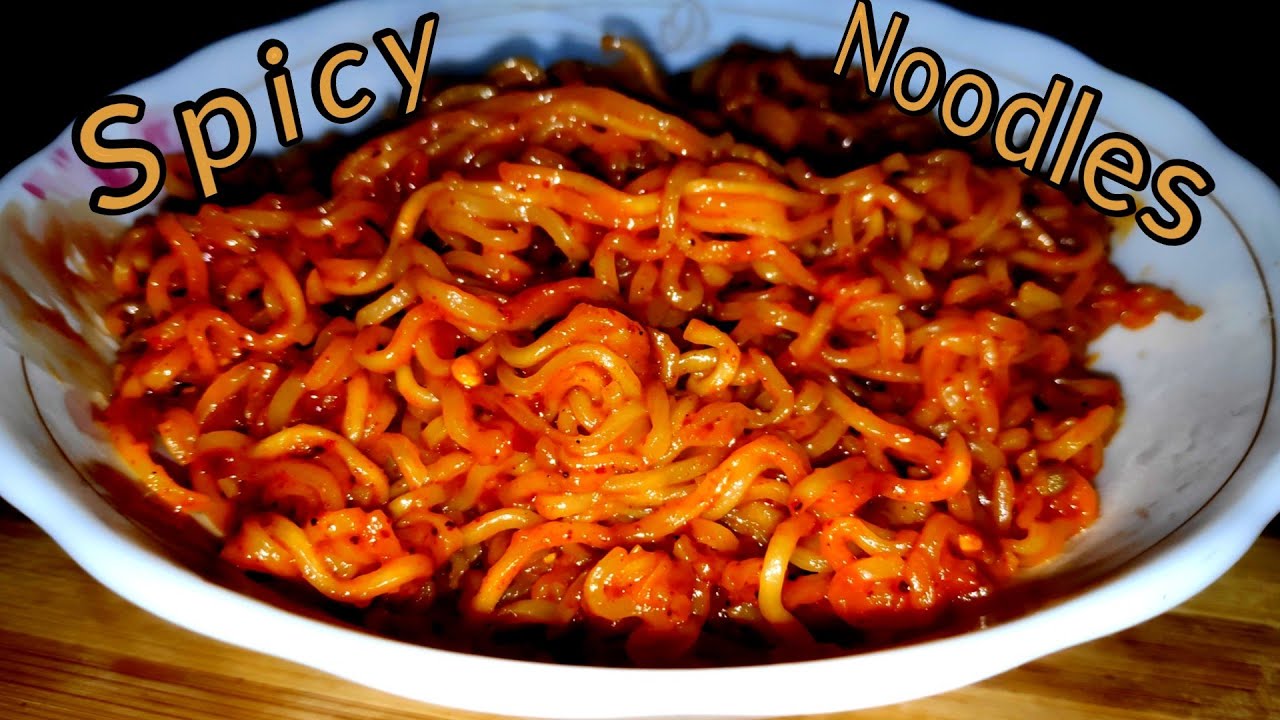 Spicy Noodles Recipe // most spicy 🔥🌶.... // maggie - YouTube