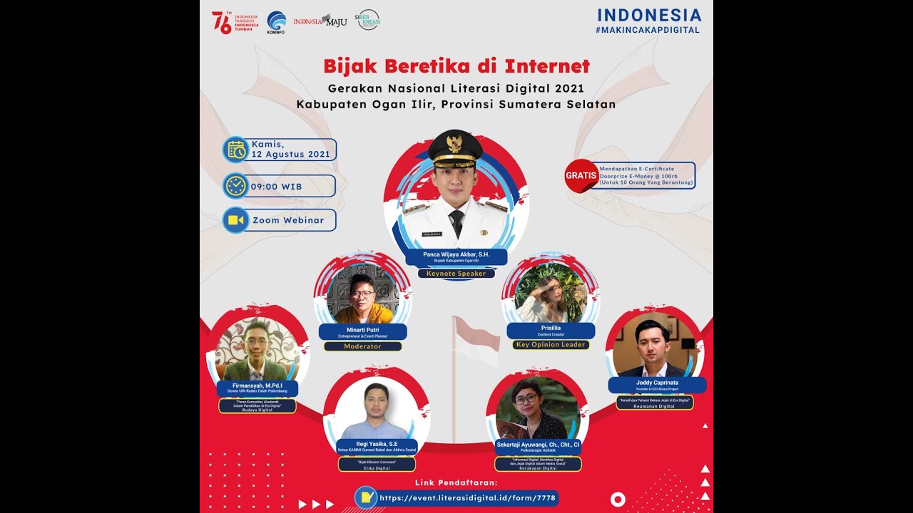 Webinar "Bijak Beretika di Internet" - YouTube