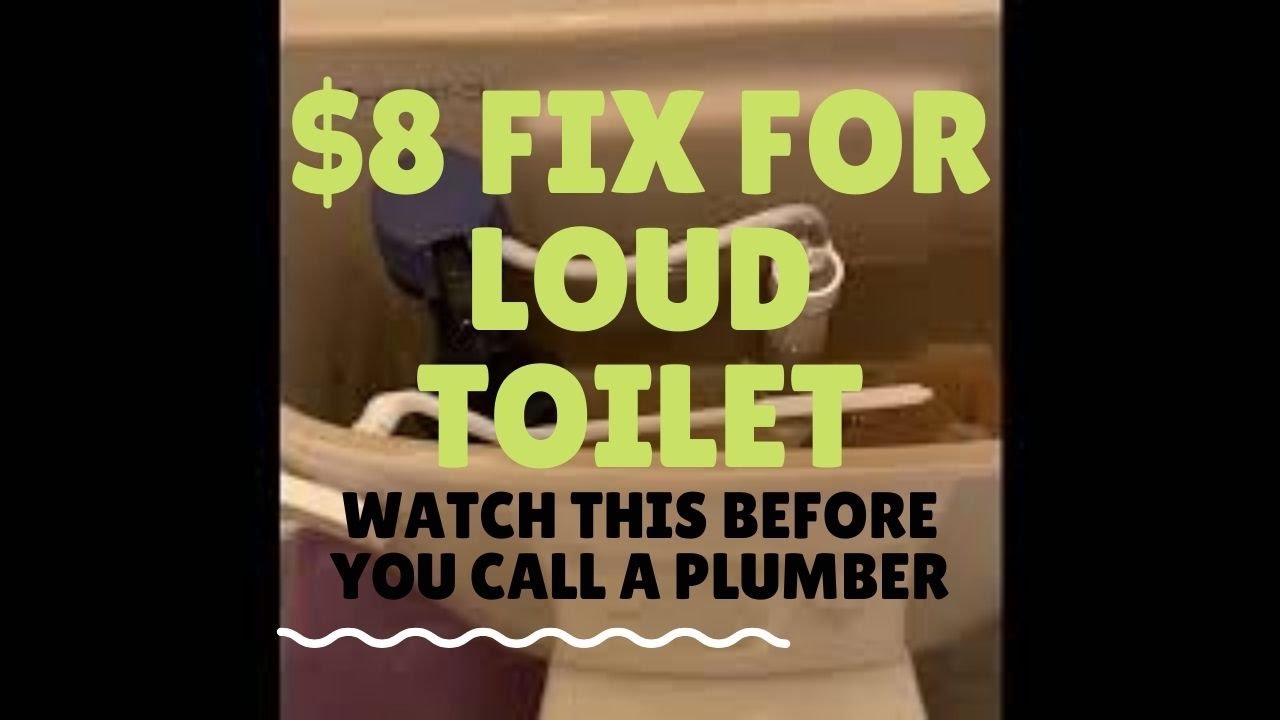 when I flush my toilet it makes a loud noise-high pitch toilet fix-fill ...