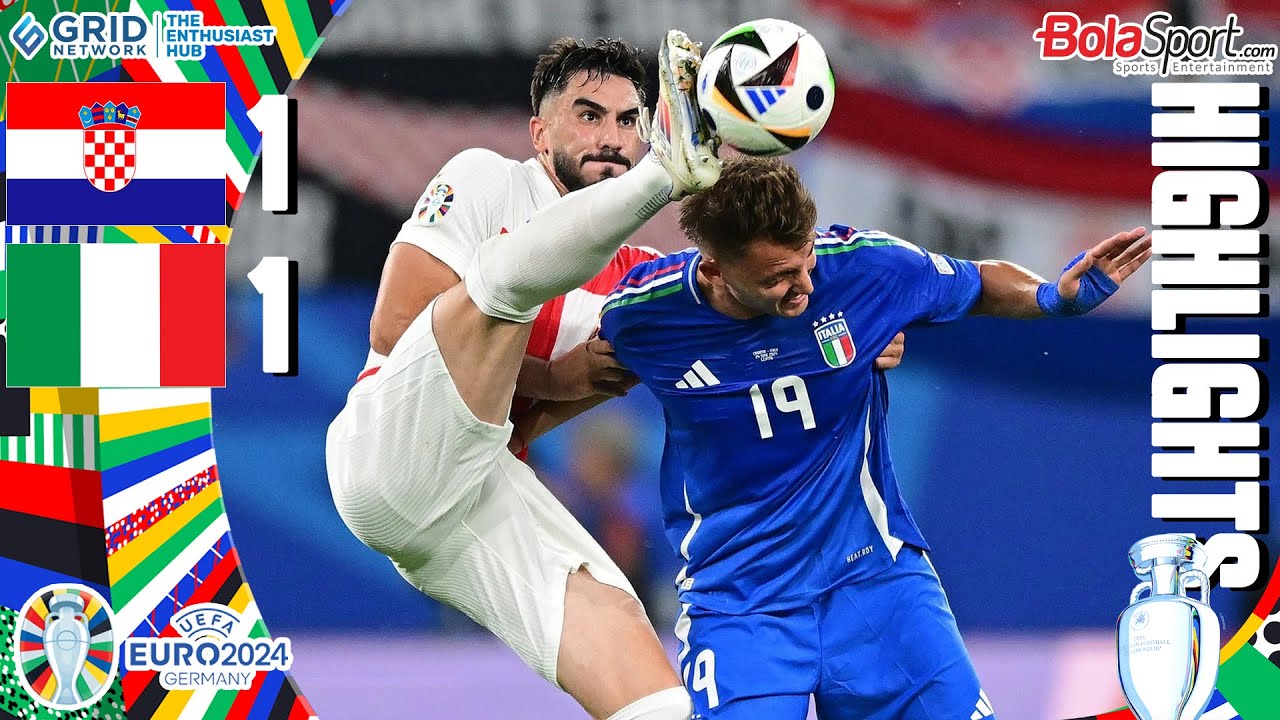 Hasil EURO 2024 - Gol Menit 98 Batalkan Kemenangan Kroasia, Italia ...