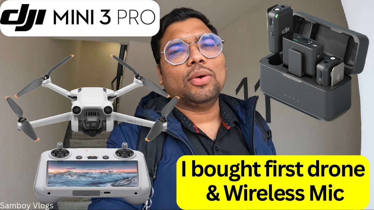 DJI Mini 3 Pro and Wireless Mic: I bought my first Drone and Wireless ...