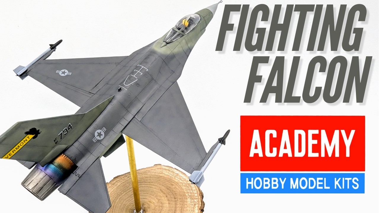 Academy F-16A 1/72 Scale Full Build - YouTube