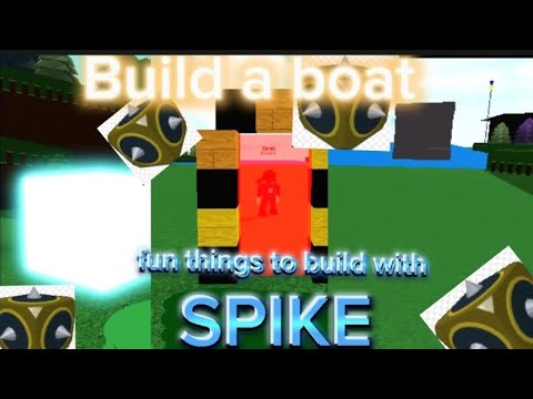 Fun things to build in build a boat for treasure with spikes - YouTube