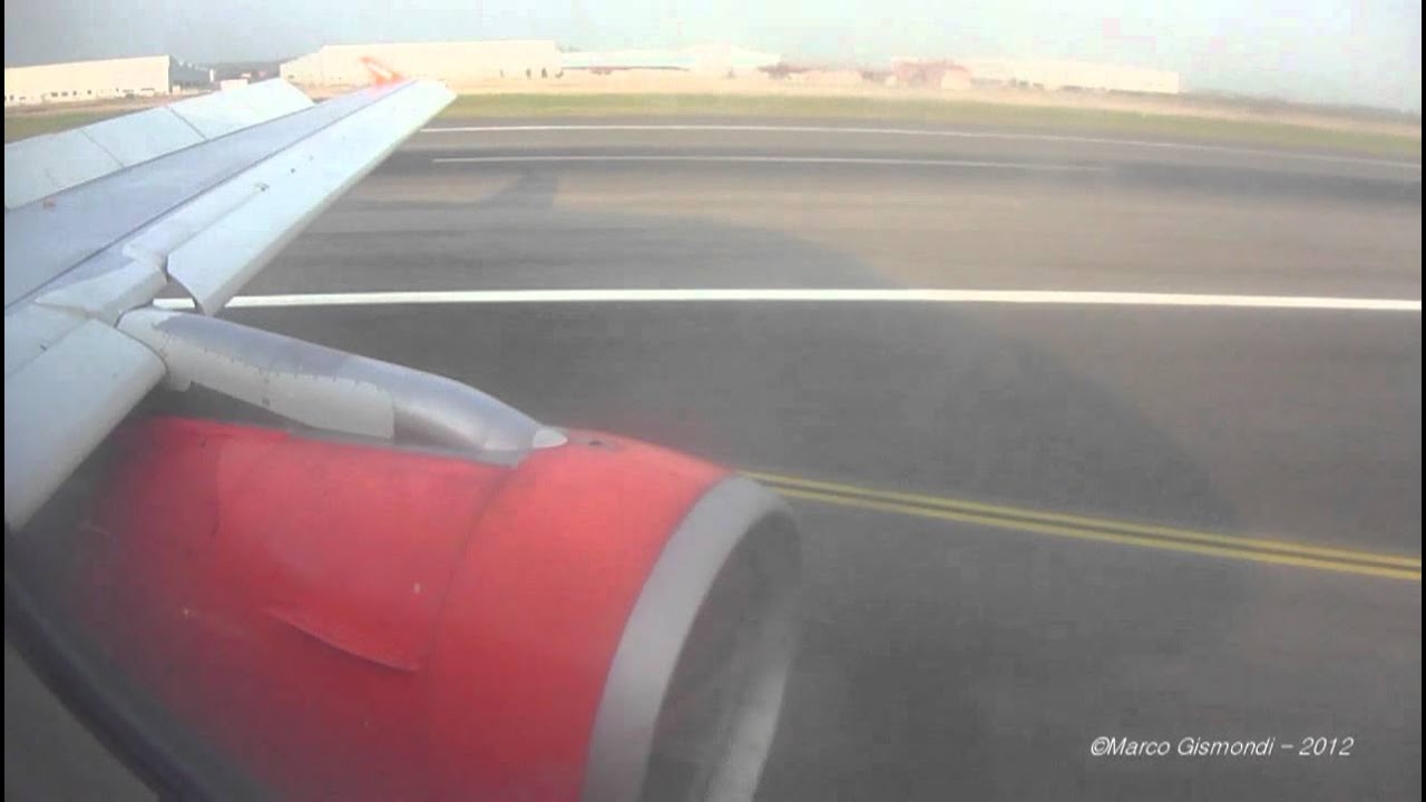 Rome Fiumicino LANDING EasyJet A319 runway 16L / LIMC-LIRF / HD - YouTube