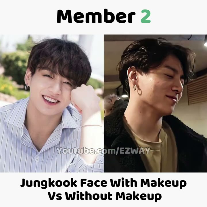 BTS Real Face With Makeup VS Without Makeup!! - YouTube