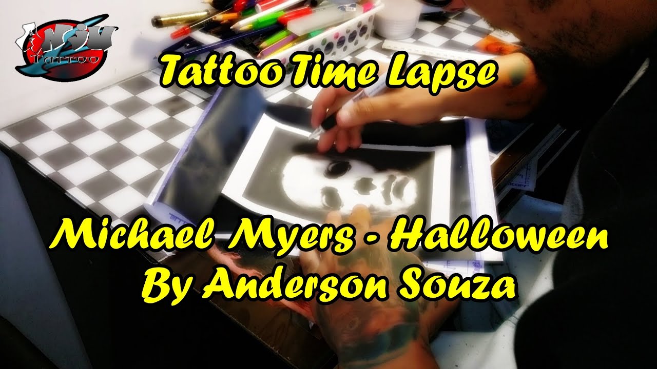 Anju Tattoo | Michael Myers (Halloween) - YouTube