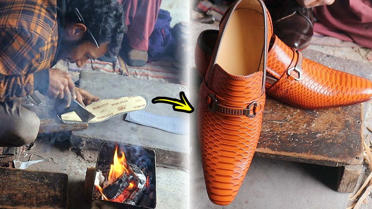 Handmade Leather Shoes | Ingenious Shoe Making Craftsmanship | - YouTube
