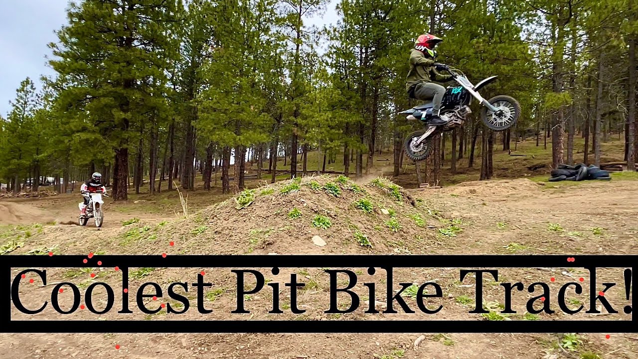 Riding The Coolest Backyard Pit Bike Track! | Gnarly Hill Climb - YouTube