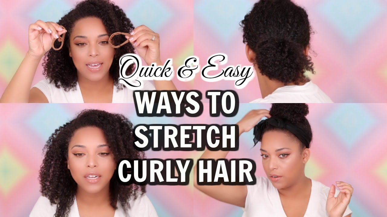 NATURAL HAIR | HOW TO Stretch Natural Hair Without Heat ‼️ | ️ ...
