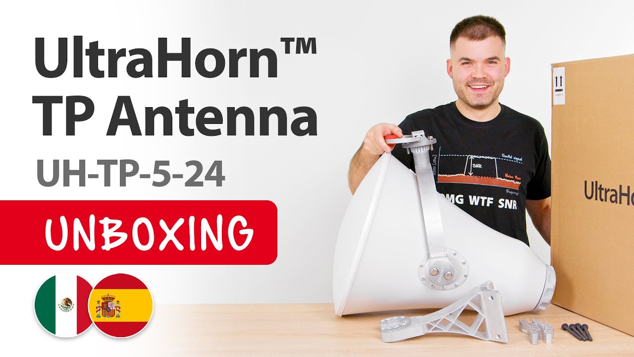 UltraHorn TP Antena, UH-TP-5-24 - UNBOXING ESP - YouTube