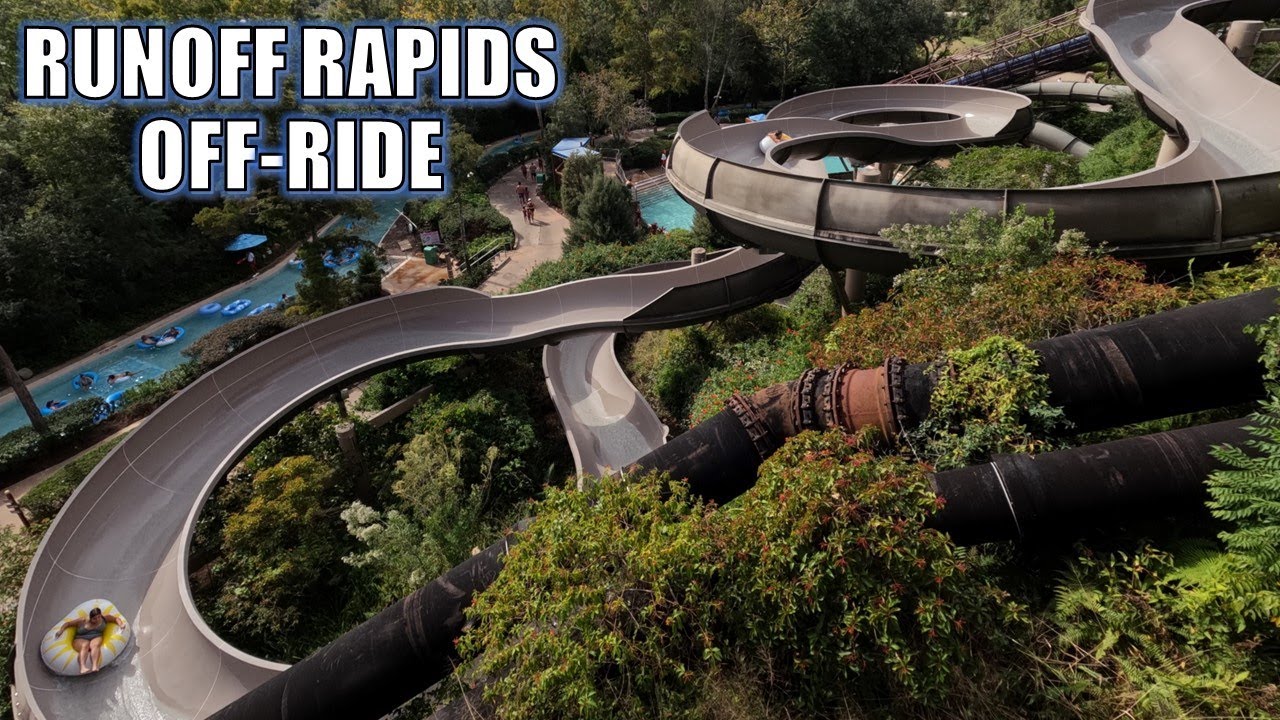 Runoff Rapids Off-Ride Footage, Blizzard Beach Tube Slides | Non ...