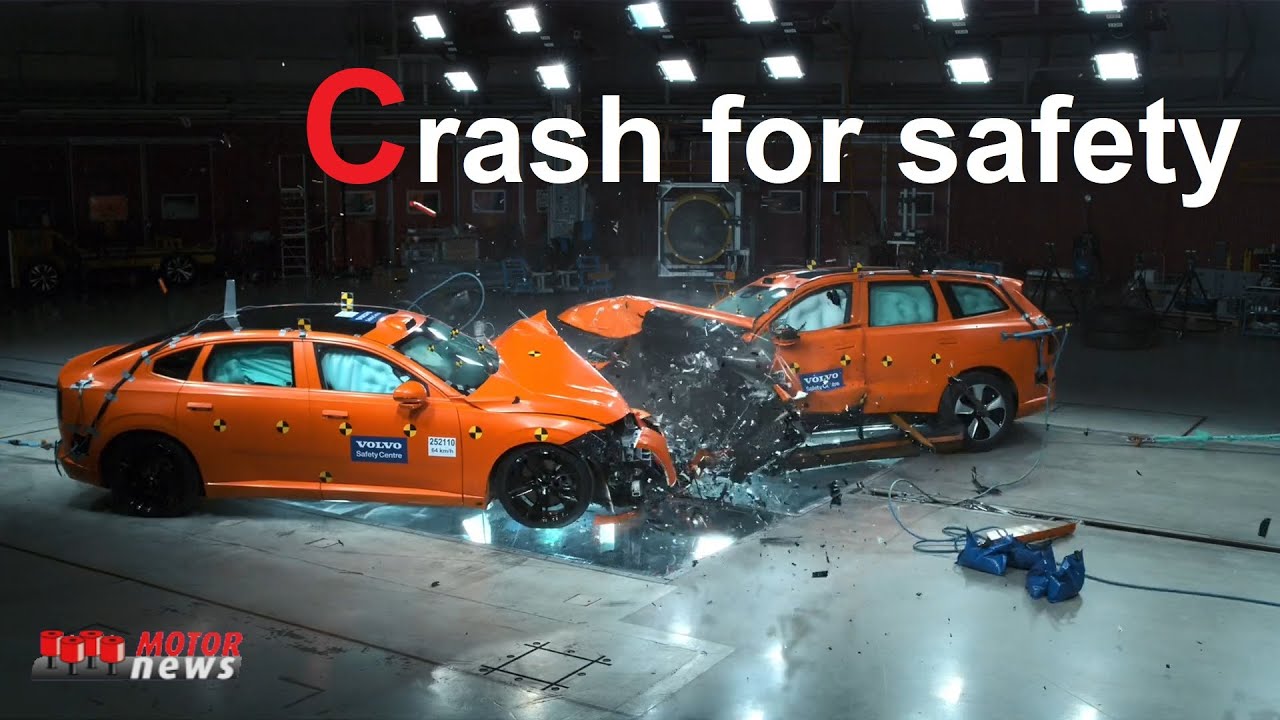 The crash test in the Volvo Cars Safety Centre - YouTube