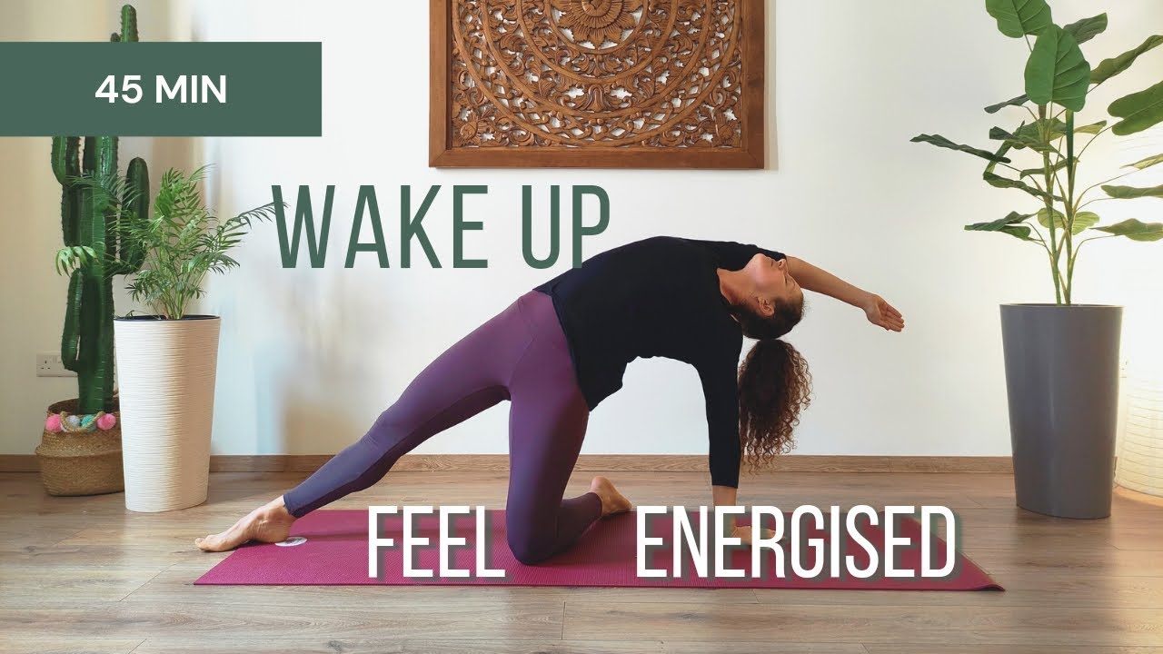 45 MIN MORNING YOGA FLOW || Full body stretch to feel amazing ️ - YouTube