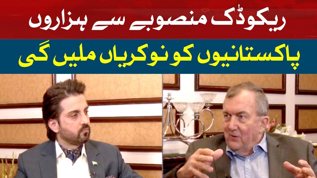 Reko diq project will provide jobs to thousands of Pakistanis | CEO ...