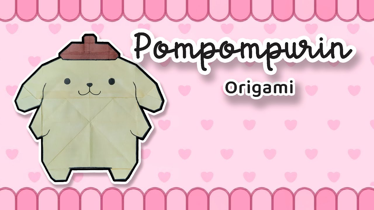 Hello Kitty Origami | Pompompurin - YouTube