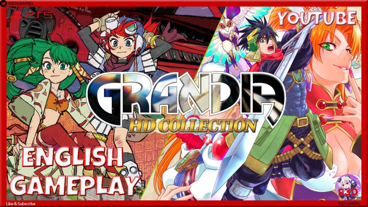 GRANDIA HD COLLECTION! Playstation 5 GAMEPLAY! Rejoining Justin and ...