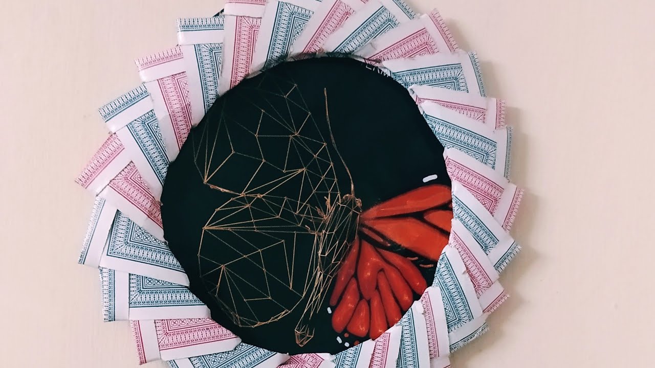 Easy craft with playing cards|home decor|playing cards|handmade frame ...