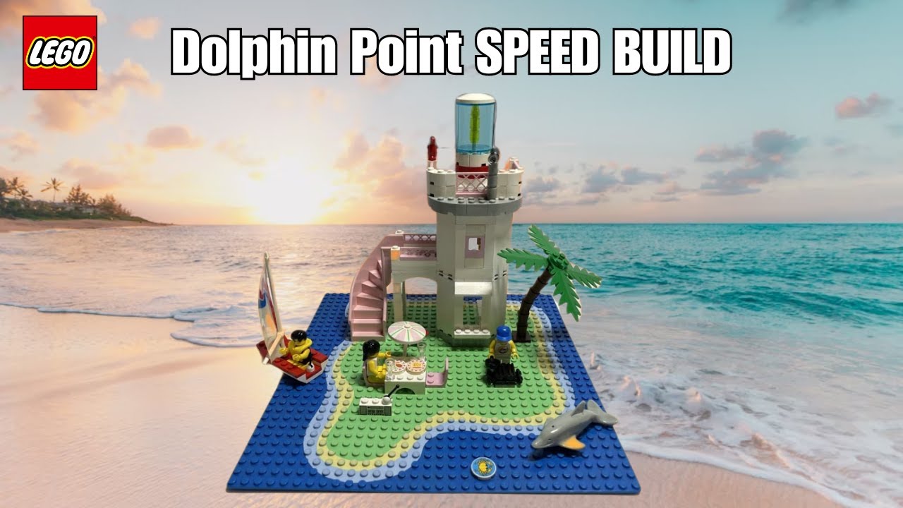Lego Dolphin Point 6414 SPEED BUILD & Review - YouTube