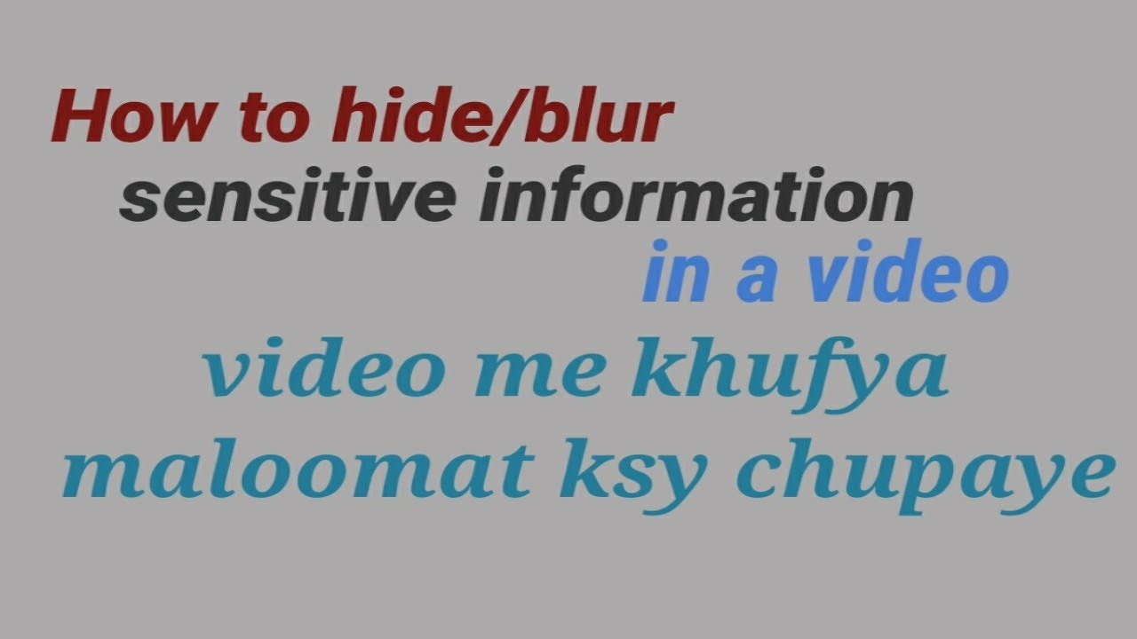 How To Blur Any Object In Video With Android blur Moving Object full How To Blur Any Object In Video With Android blur Moving Object full