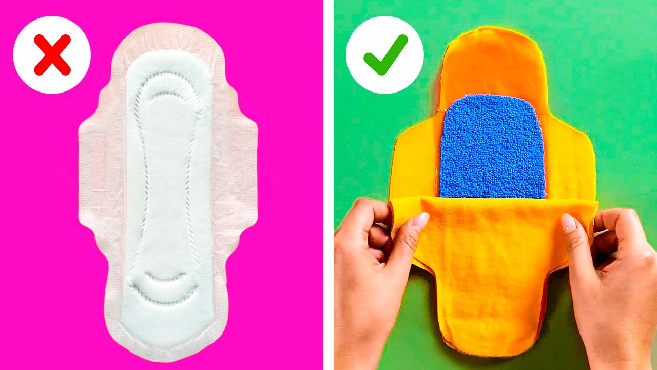 Useful Hacks And Tips To Survive Your Period - YouTube