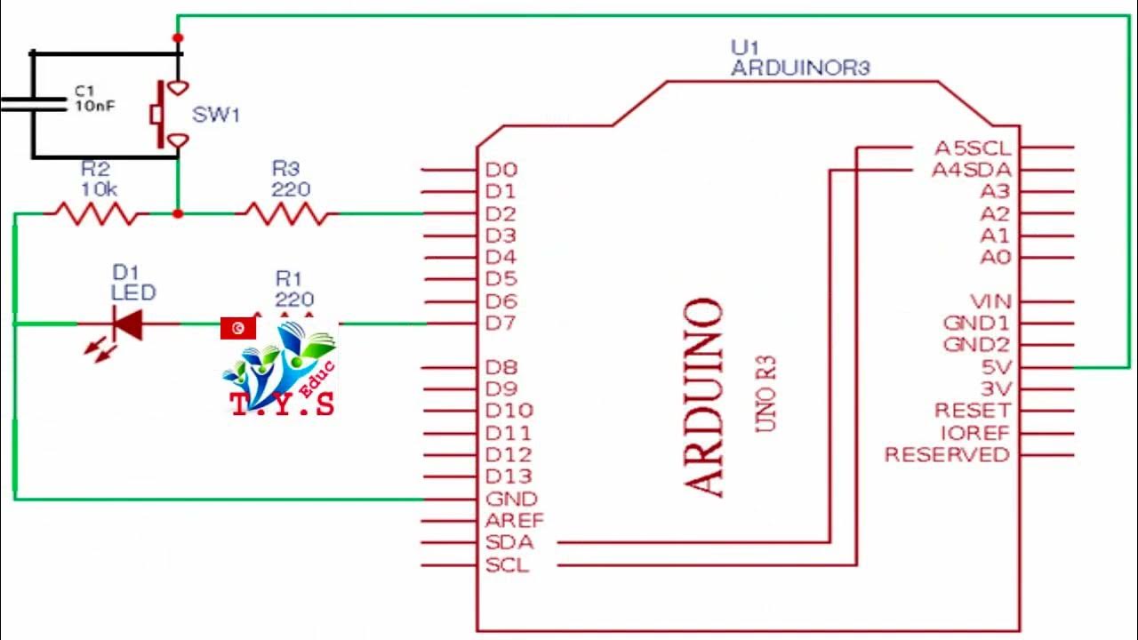 Vidéo3 : Les fonctions logiques OUI et NON avec ARDUINO - YouTube